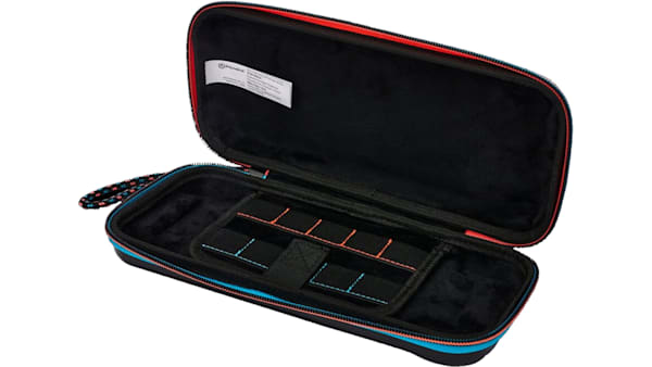 Slim Travel Pro Case for Nintendo Switch Systems Red Blue